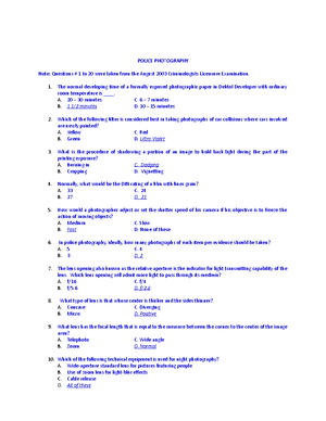 Polygraphy - Criminology - What is Polygraphy? It is the scientific ...