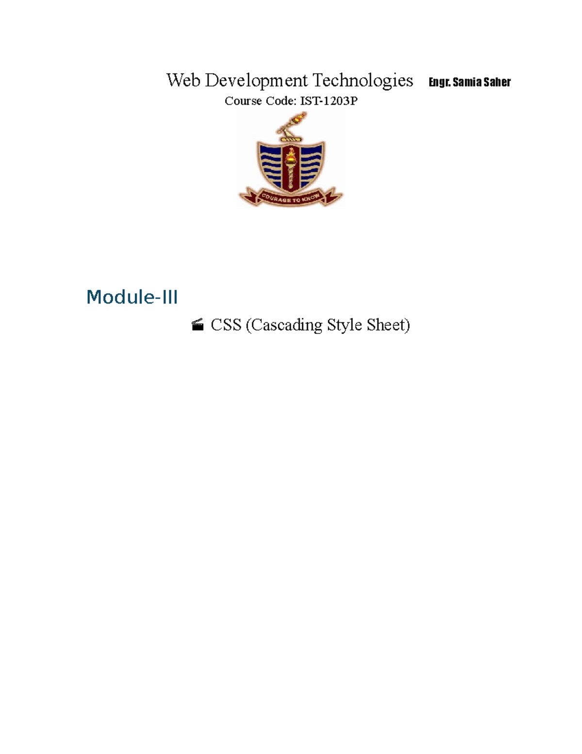 Web Development Technologies Lab: Creating a Home Page with CSS - Studocu