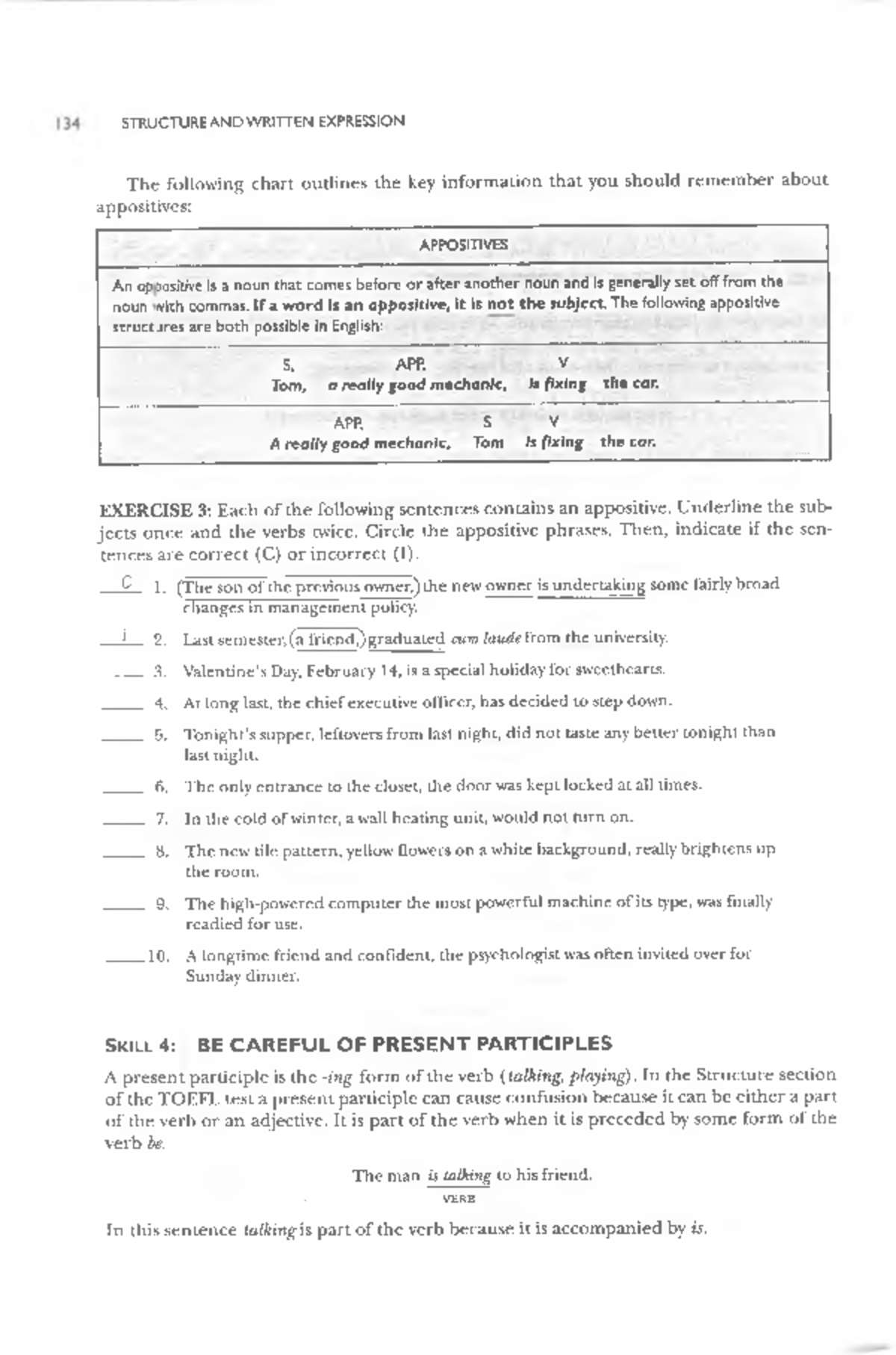 TOEFL Structure and Written Expression Notes (PDF-111-116) - Studocu