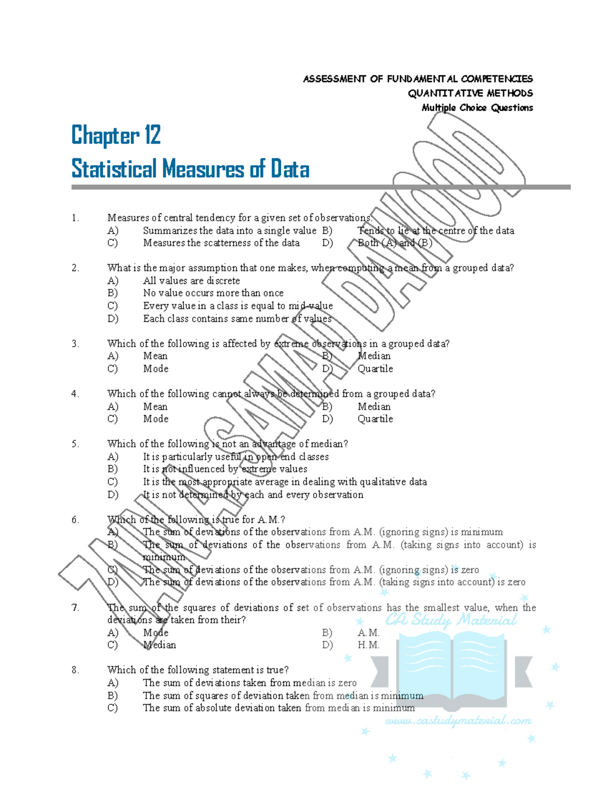 08-08-18 Ch 12 Statistical Measures of Data - Chapter 12 Statistical ...