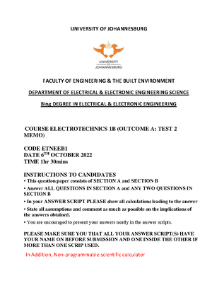 Experiment B - PHYSICS PRACTICALS: SEMESTER 1 1 EXPERIMENT B THE SIMPLE PENDULUM: AN EXERCISE IN ...