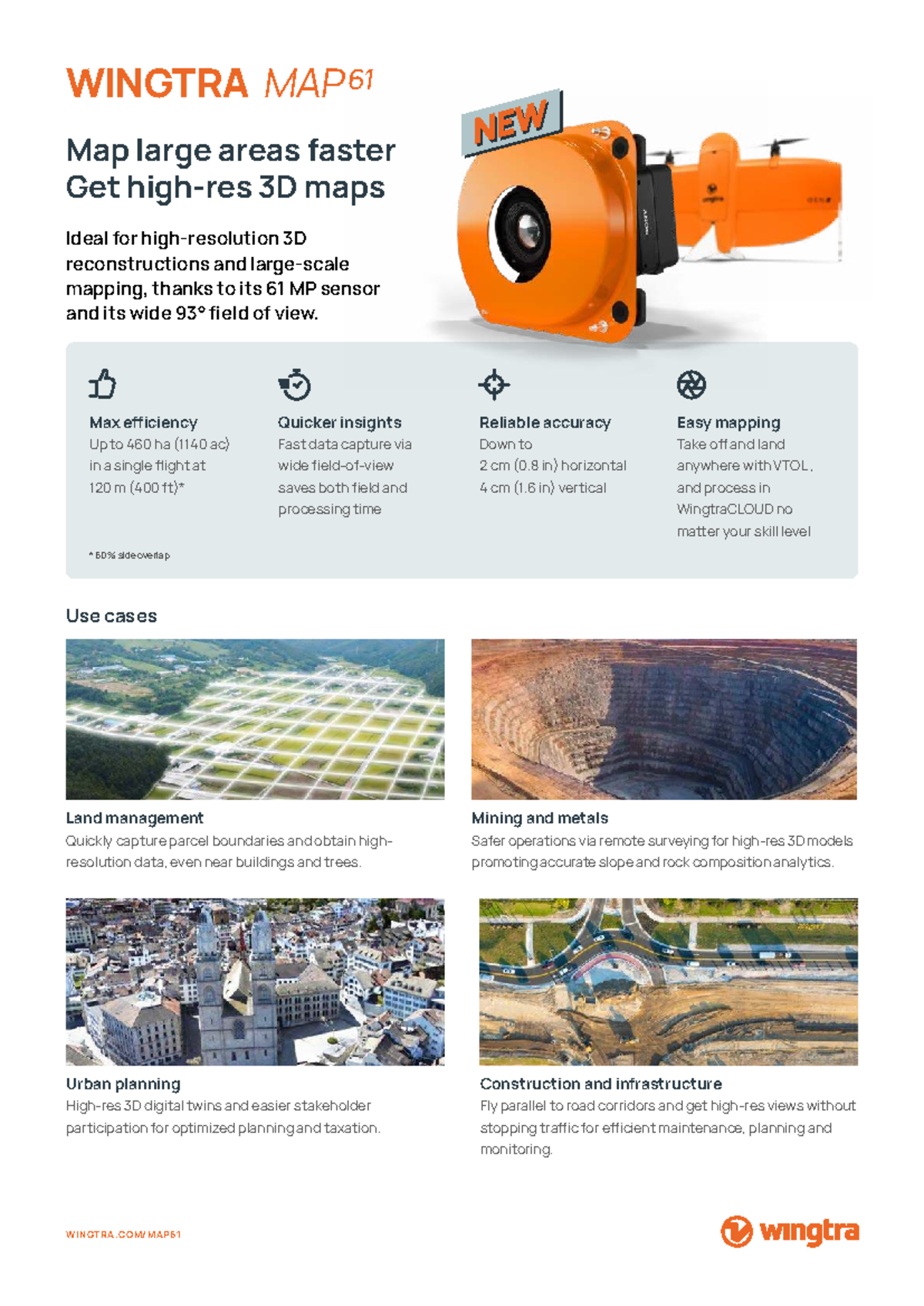 WINGTRA MAP61 Tech Specs: High-Res 3D Mapping Solutions - Studocu