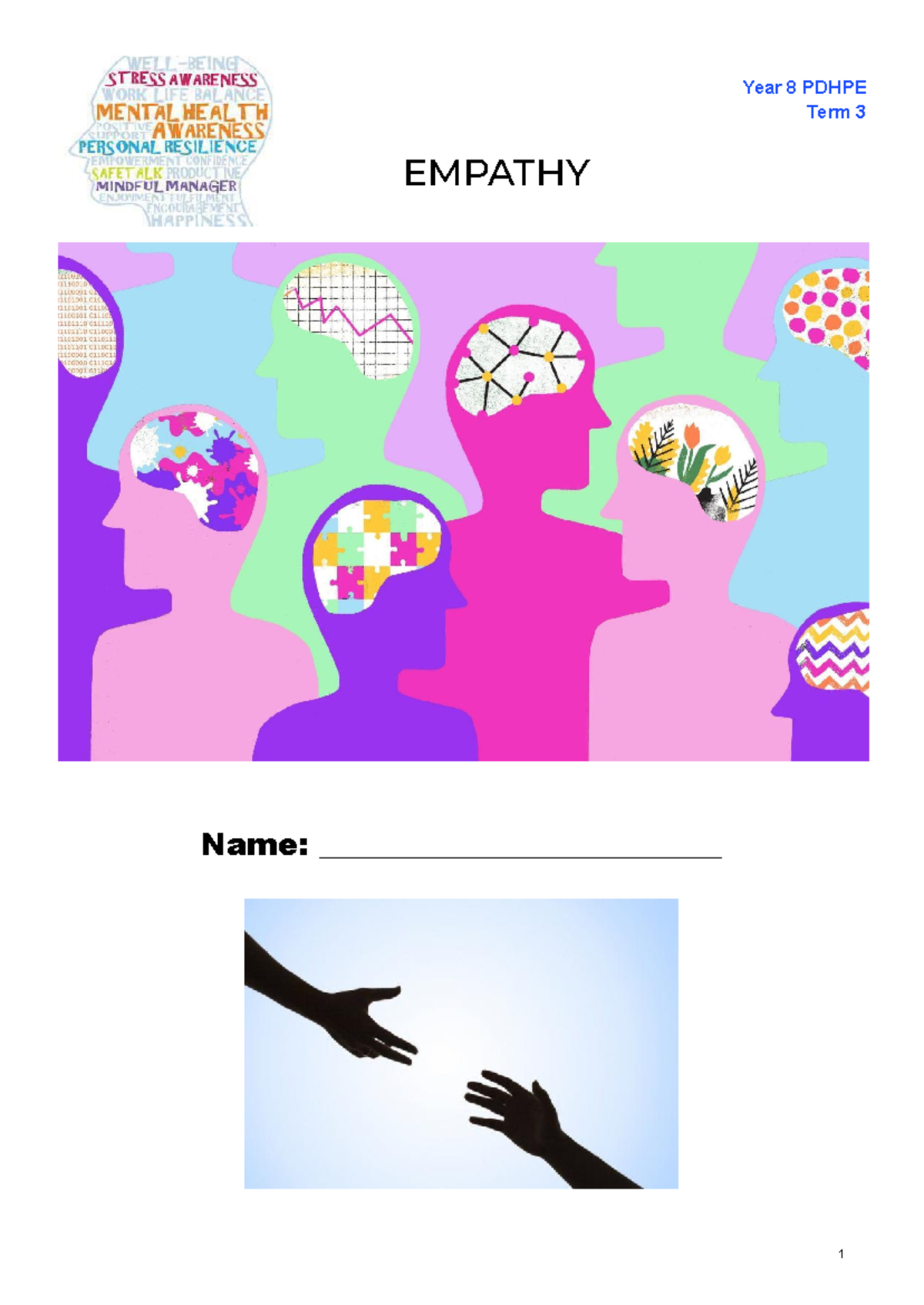 2. Year 8 term 3 Empathy students workbook - Year 8 PDHPE Term 3 ...
