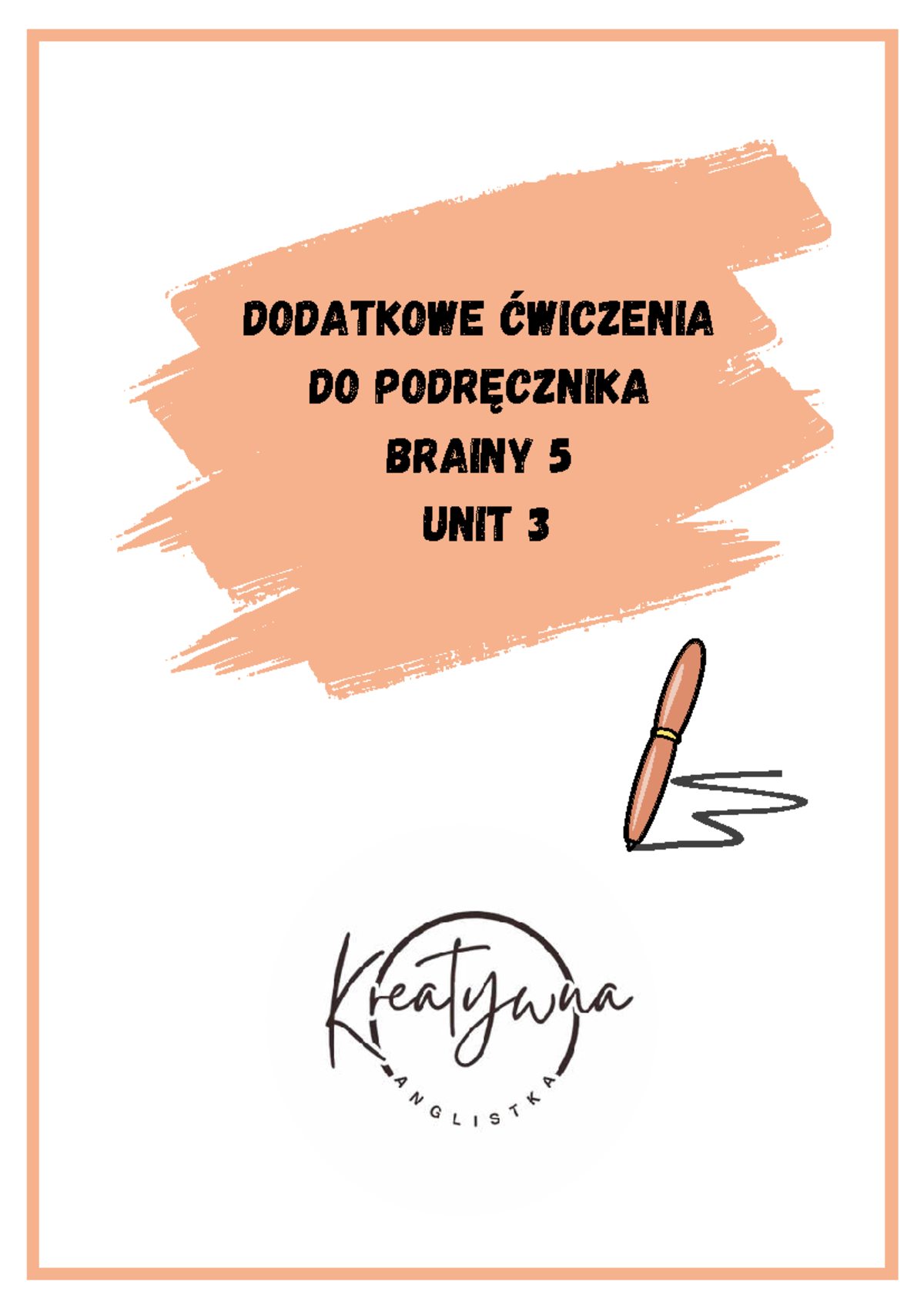 MATURA J.ANGIELSKI: Dodatkowe Ćwiczenia do Podręcznika Brainy 5 Unit 3 ...