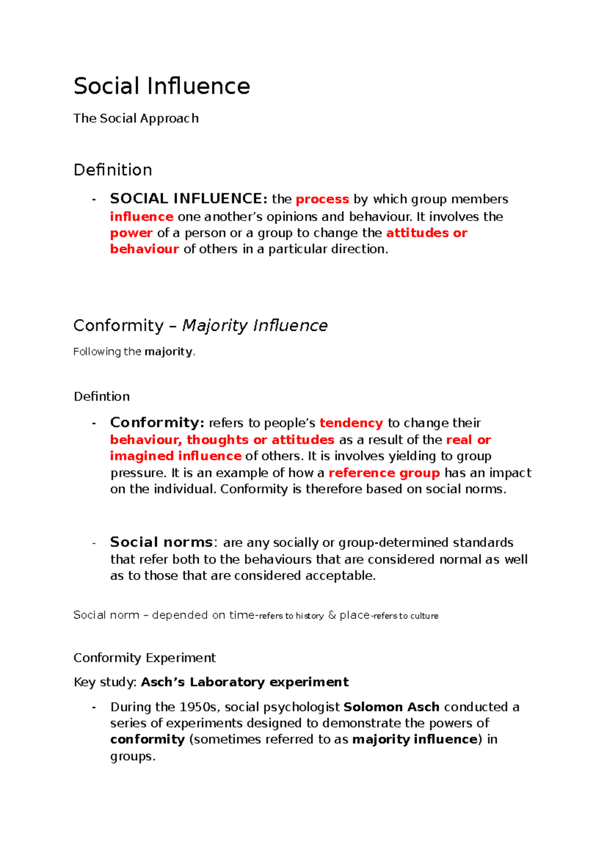 Social Influence: Understanding Conformity and Minority Impact in ...