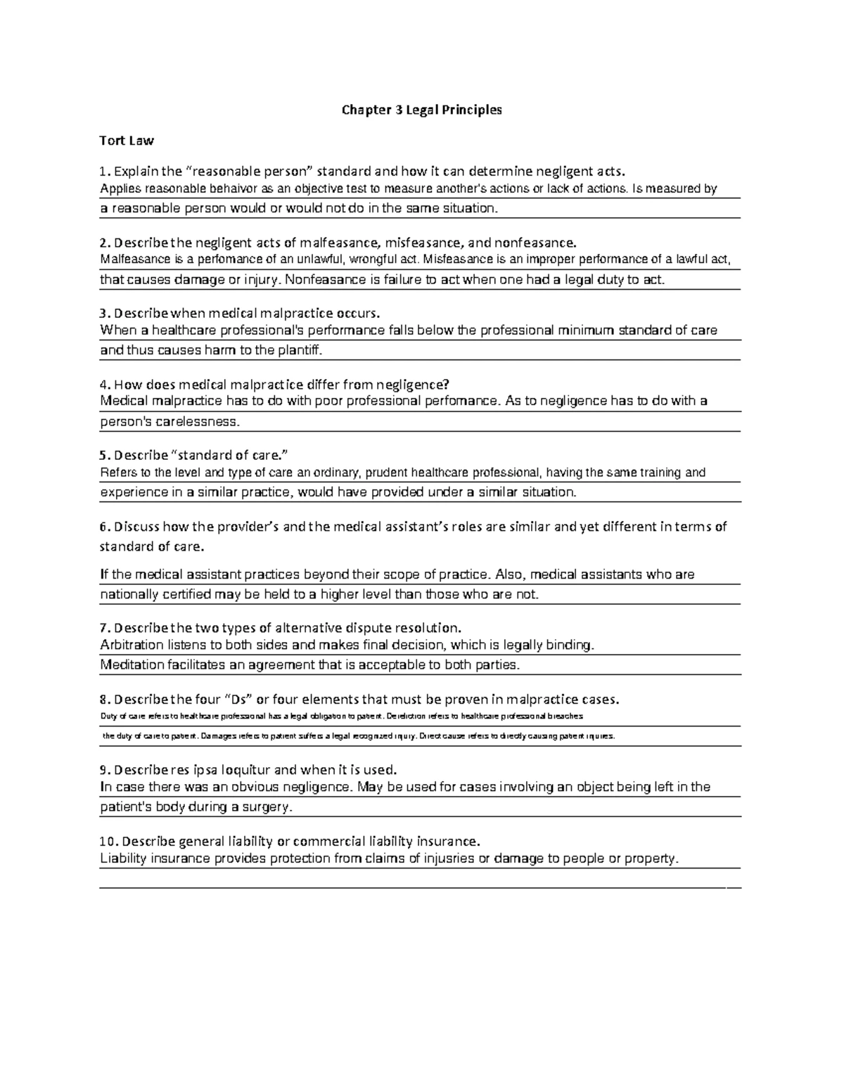 MOA115 Week 3 Assignment: Essentials of Procedural Coding - Studocu