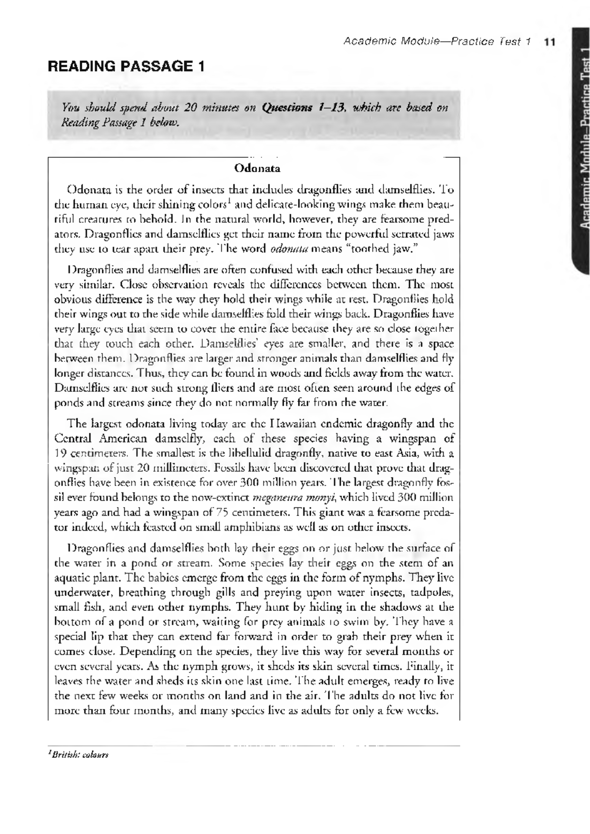 Reading test 1 - good - R E A D I N G P A S S A G E 1 A c a d e m ic M ...