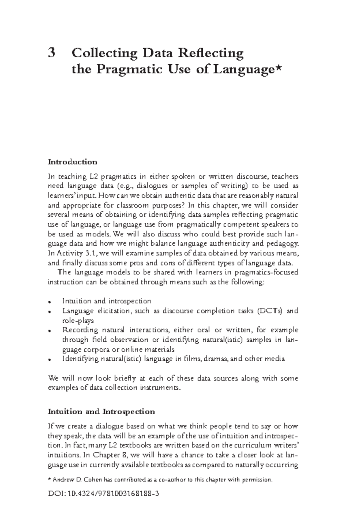 Ishihara & Cohen (2021) Collecting Data on L2 Pragmatics Use - Studocu