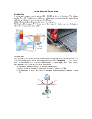 Tutorial 3 shear stress and strain - Mechanics of Materials - Studocu