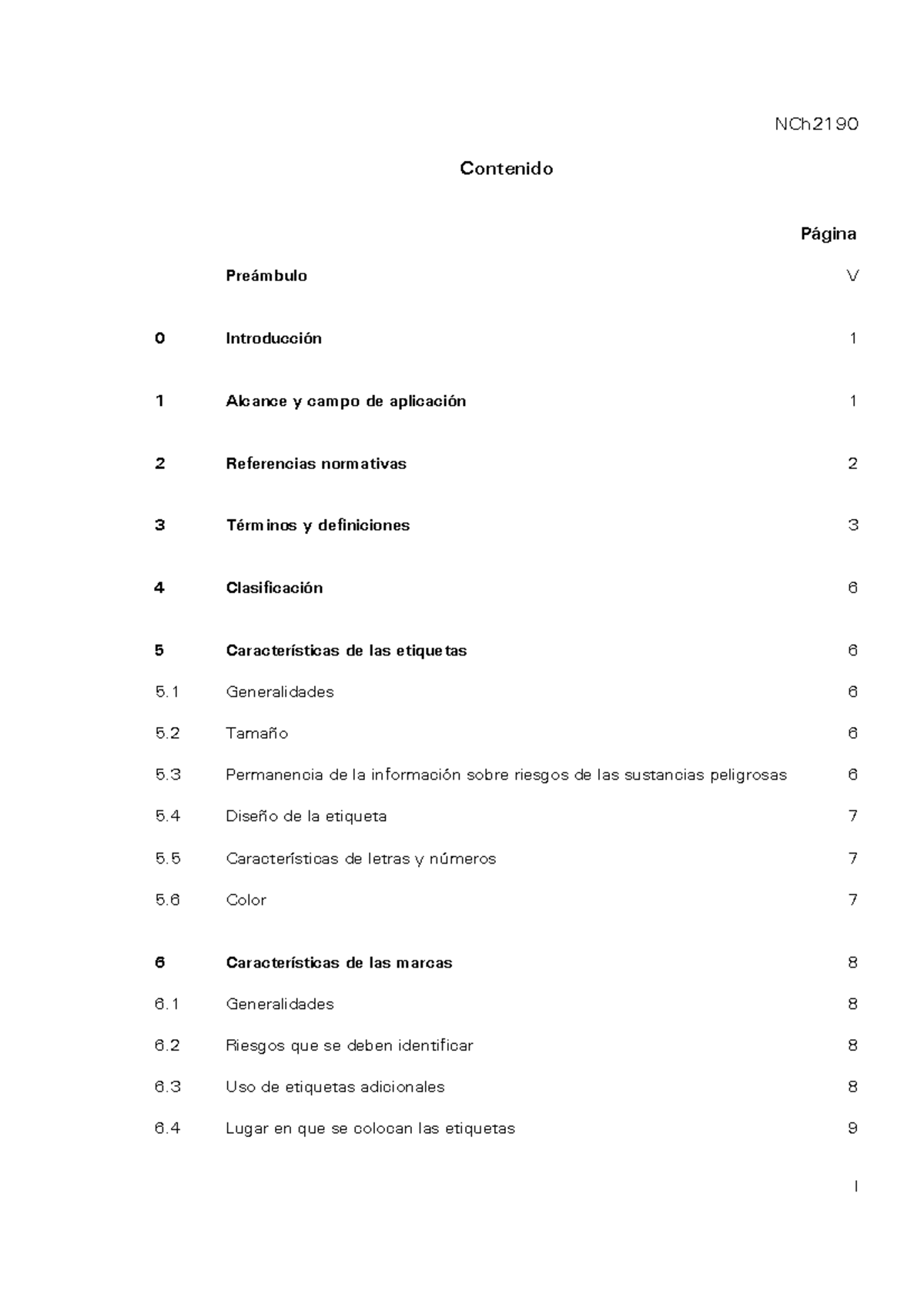 NCh2190 Normativa sobre Etiquetas y Rótulos para Sustancias Peligrosas ...