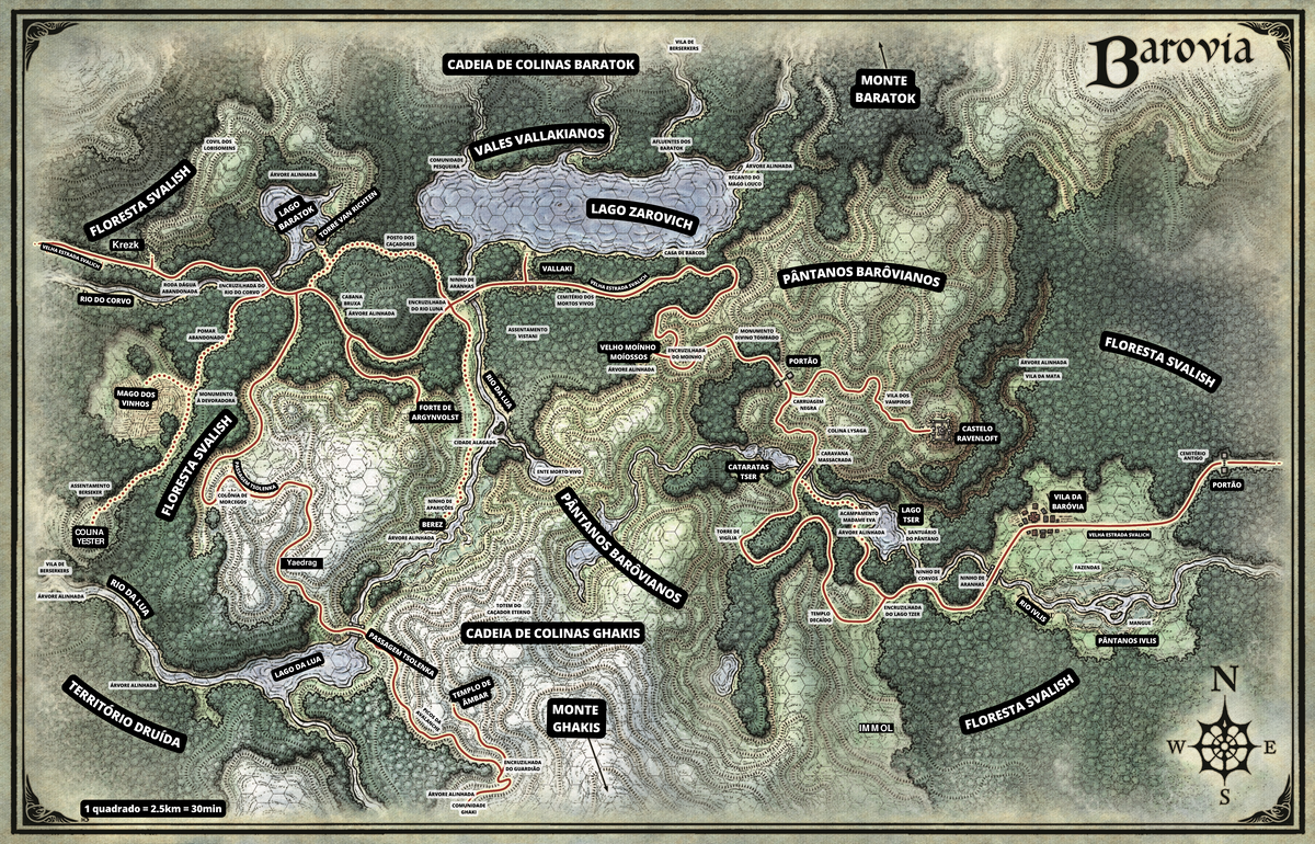 MAPA Barovia: Guia de Locais e Informações Importantes - Studocu
