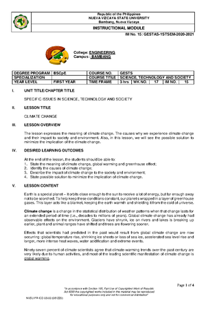 STS Lesson 11 The Information Age - I. UNIT TITLE/CHAPTER TITLE ...