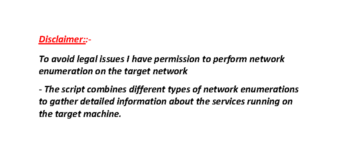 EHL P4 - Practical Guide to Network Enumeration Techniques - Studocu
