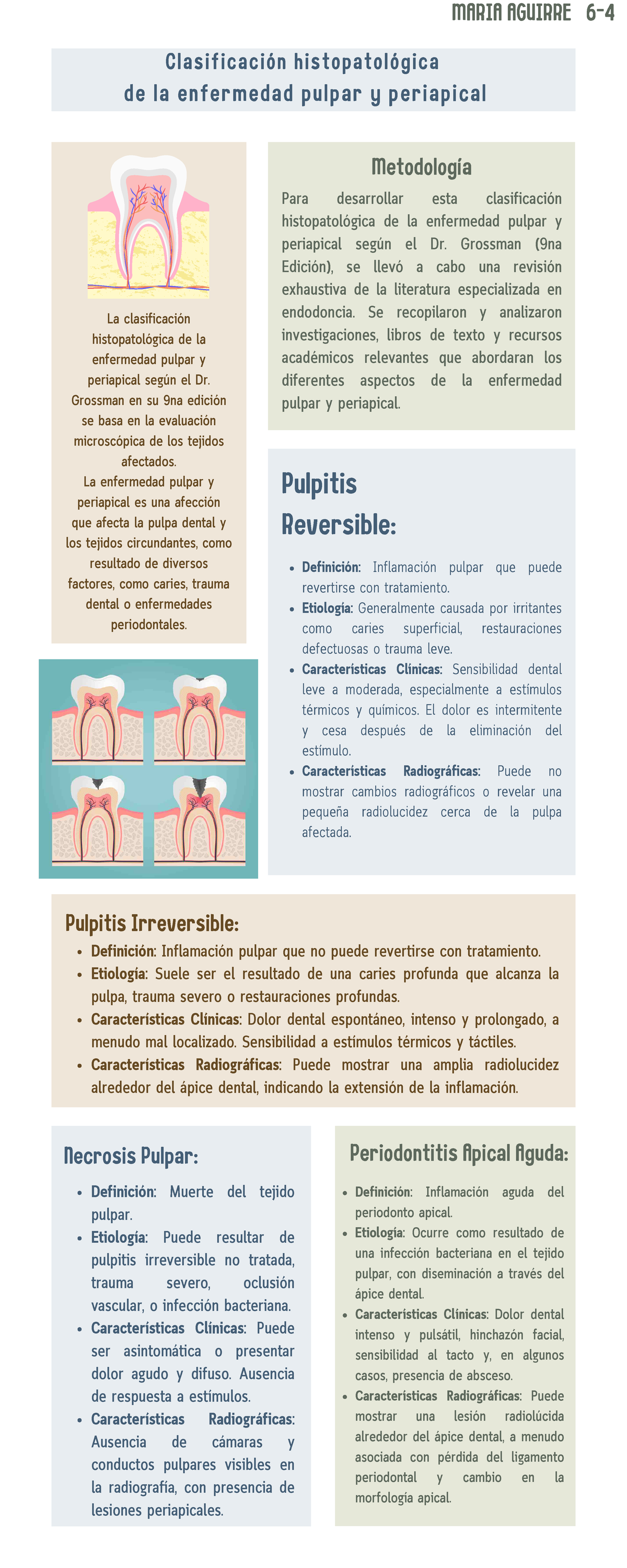 Clasificación Histopatológica de la Enfermedad Pulpar y Periapical: 9na Edición - Studocu