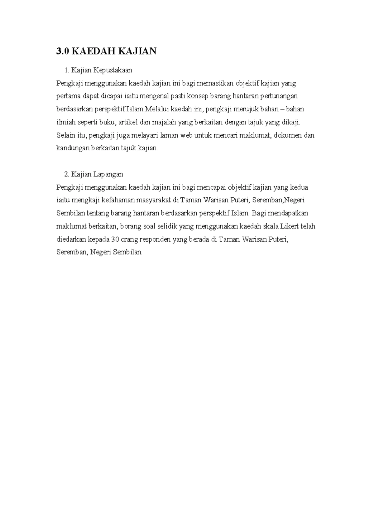 Cadangan Untuk Meningkatkan Prestasi Semasa - CADANGAN UNTUK ...