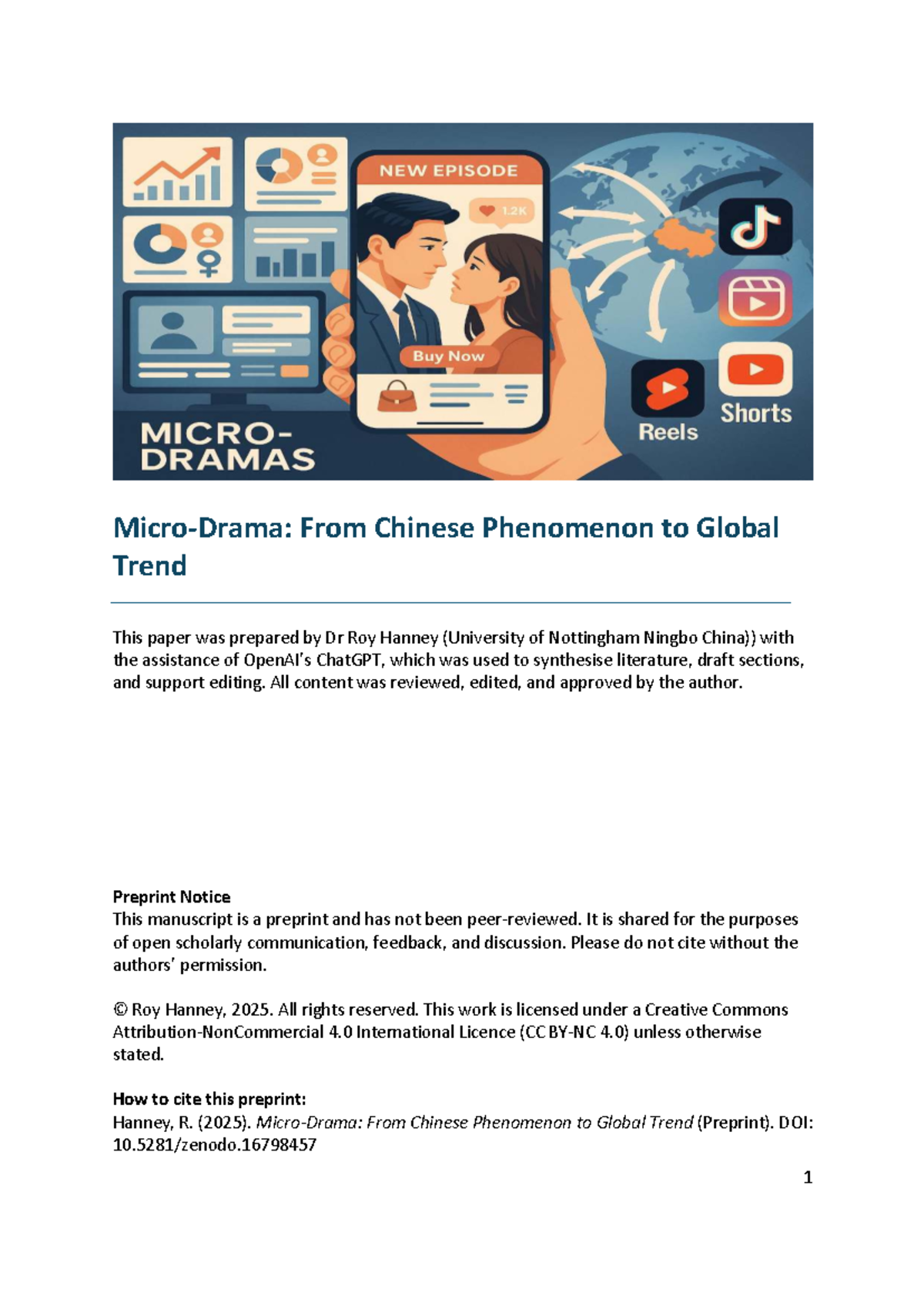 Micro-Drama: From Chinese Phenomenon to Global Trend (VR4 Revisions ...