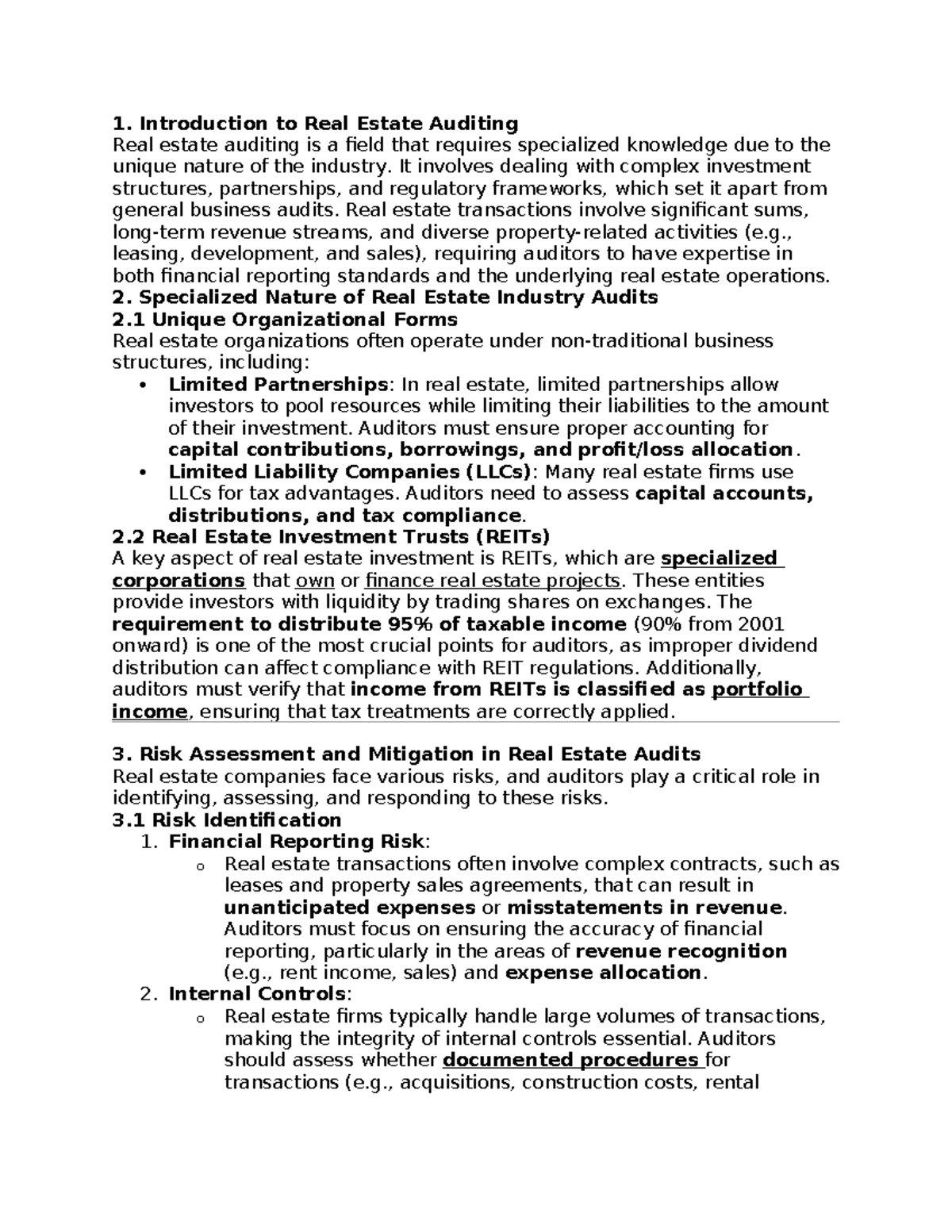 Audit of Real Estate: Key Insights and Best Practices in Accountancy ...