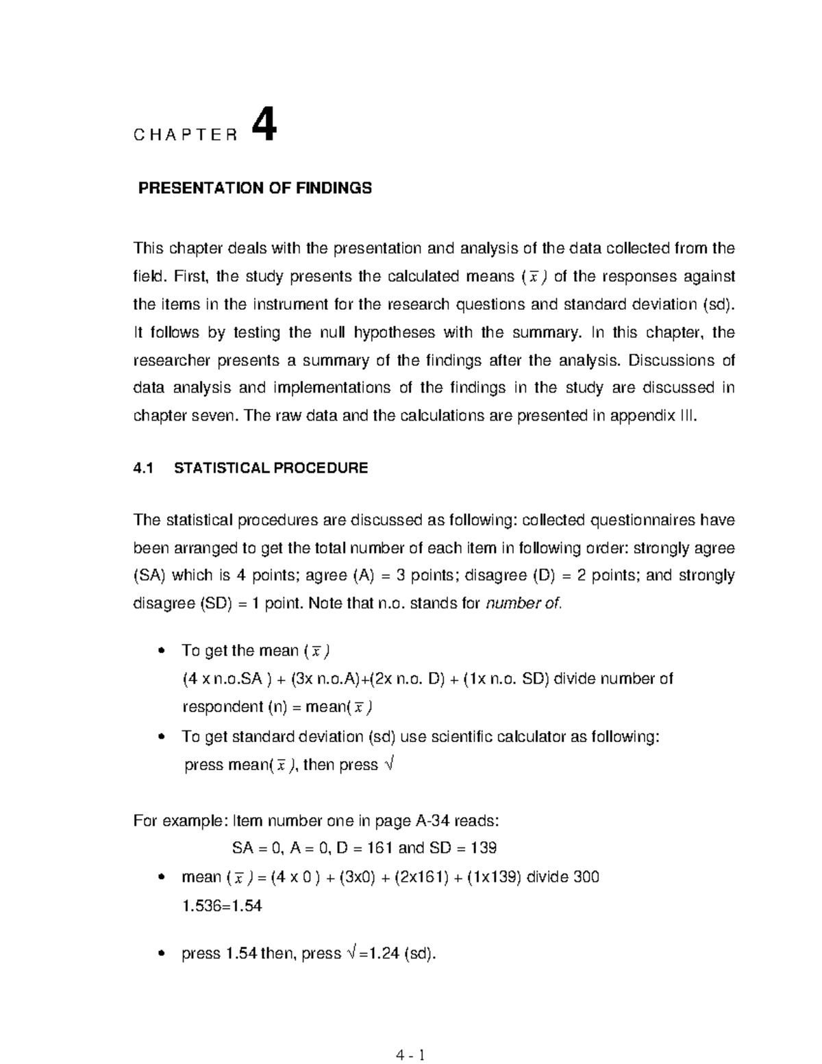 04 - Chapter 4: Research Test Analysis Using Z-Test Methods - Studocu