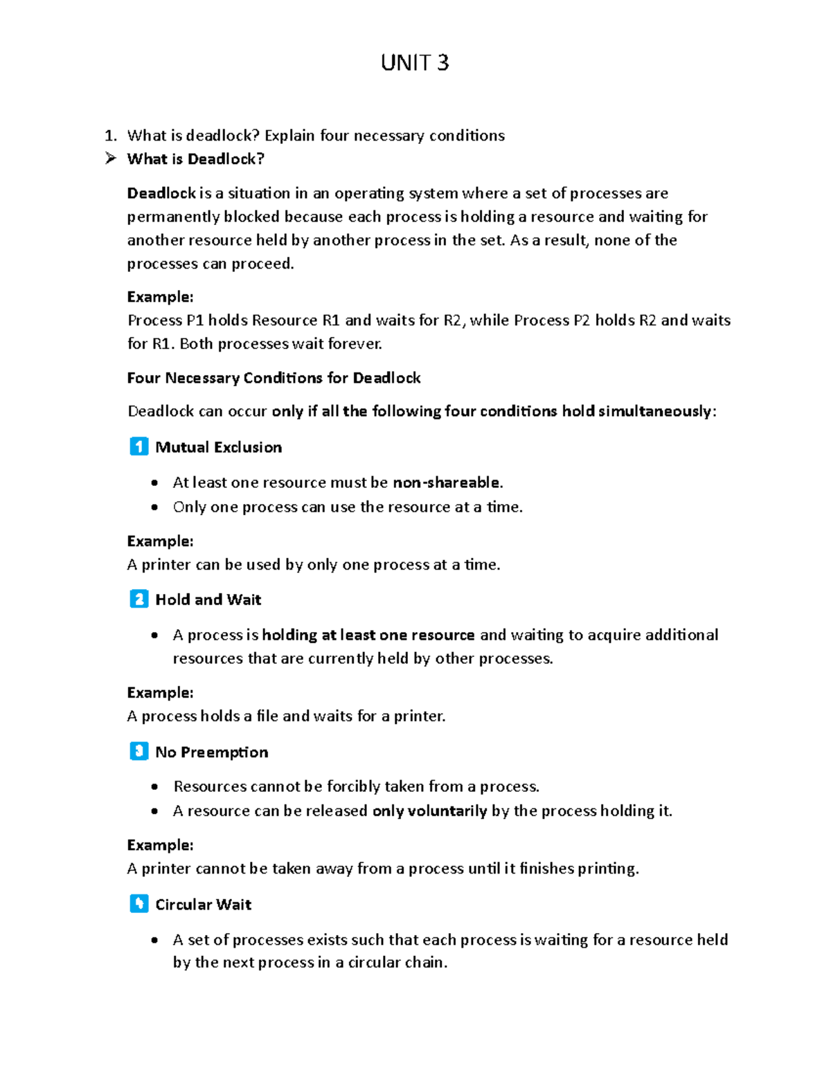 OS 101: Understanding Deadlock and Inter-Process Communication - Studocu