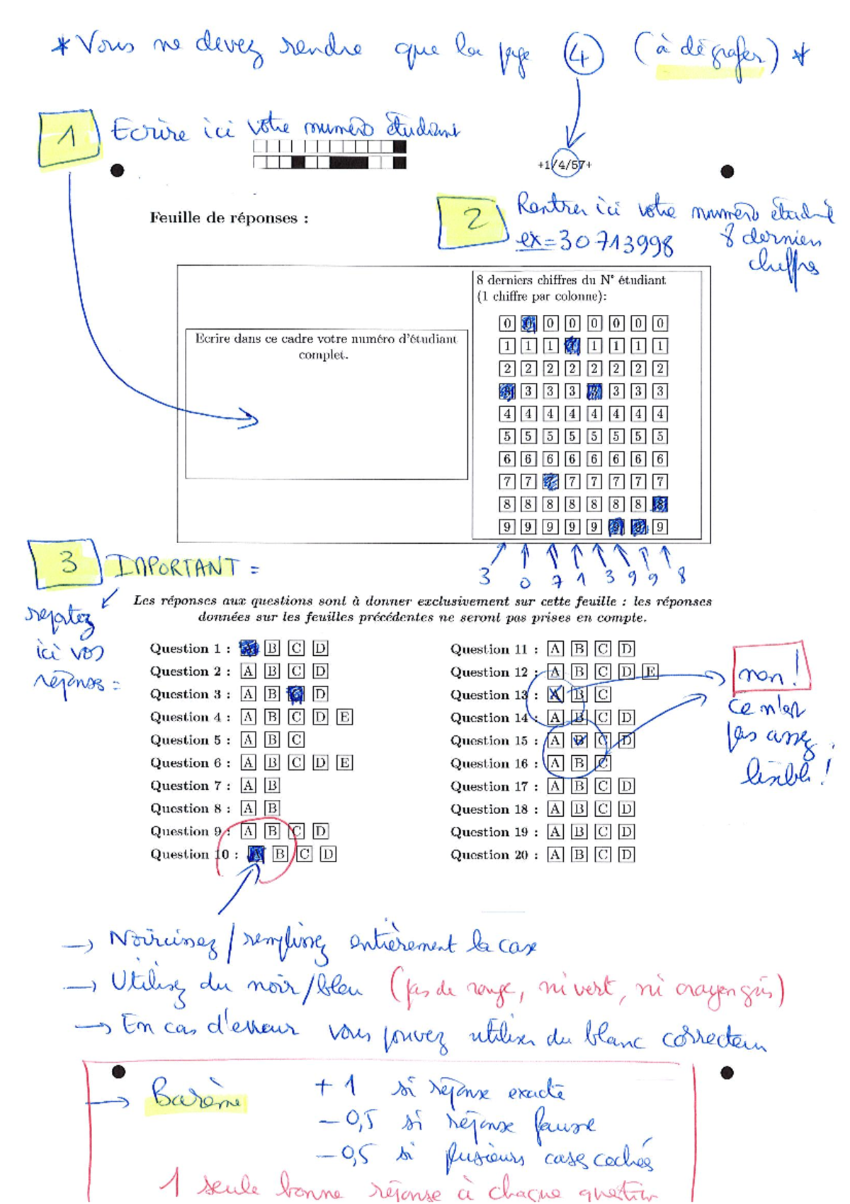 Strategies for Answering Multiple Choice Questions (QCM) - Studocu