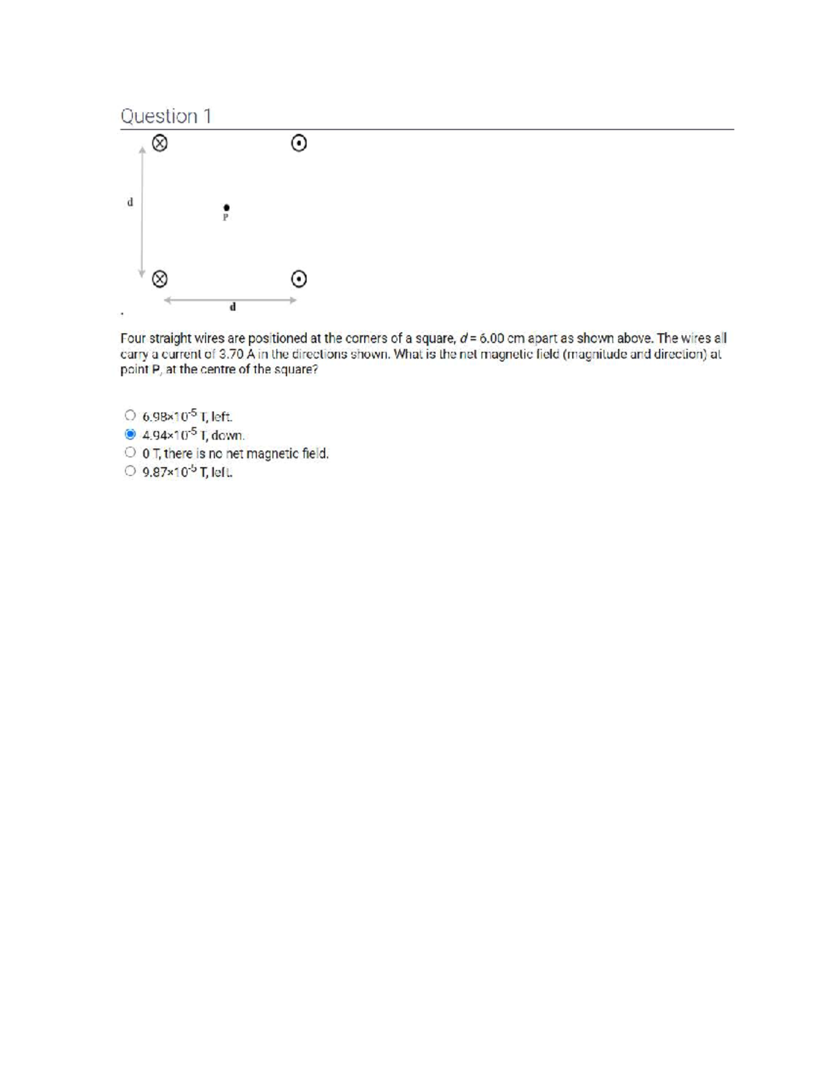 Physics 101: Magnetic Fields and Currents - Exam Questions - Studocu
