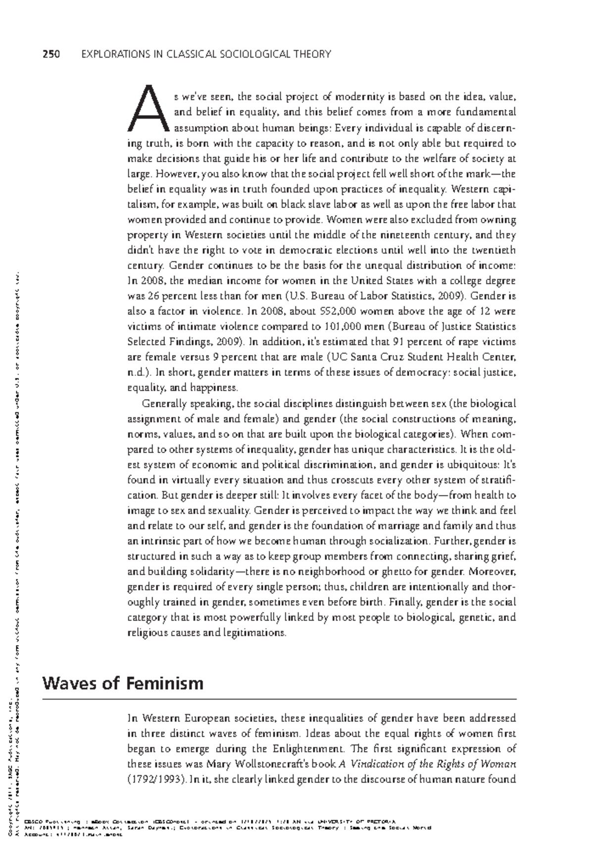 Waves of Feminism: Exploring Gender and Social Movement Evolution - 250 ...