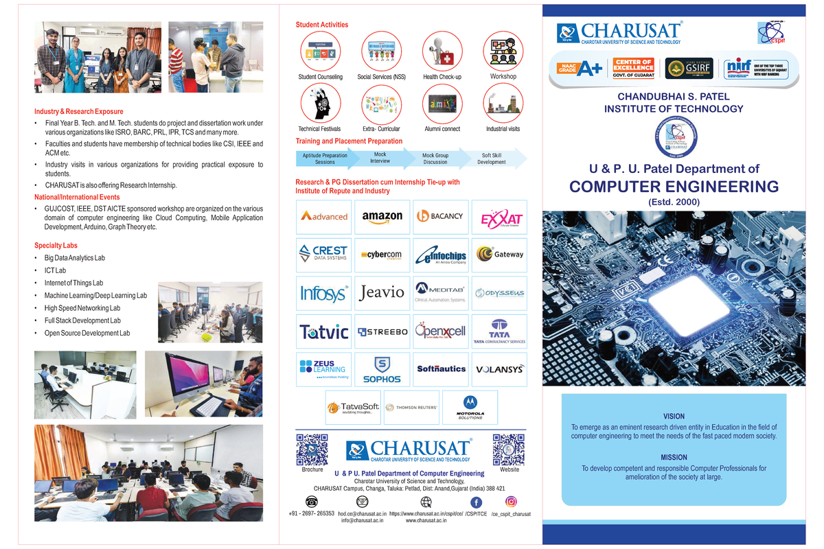 CE Brochure - Student Activities for Computer Engineering Labs - Studocu