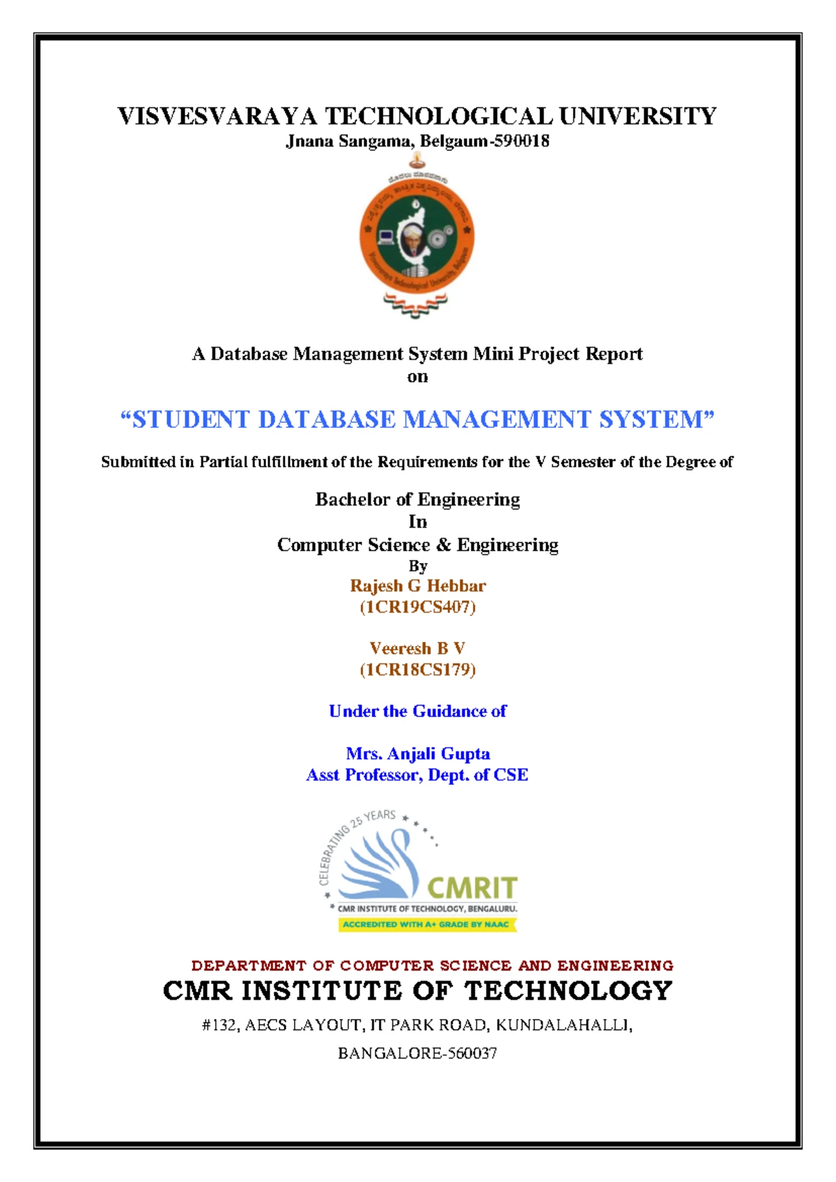 R20 B - syllabus copy - FOREWORD CMR Technical Campus, established in the year 2009, Approved by ...