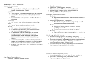 Nematodes - Intestinal and Extraintestinal; Aphasmid and Phasmid ...