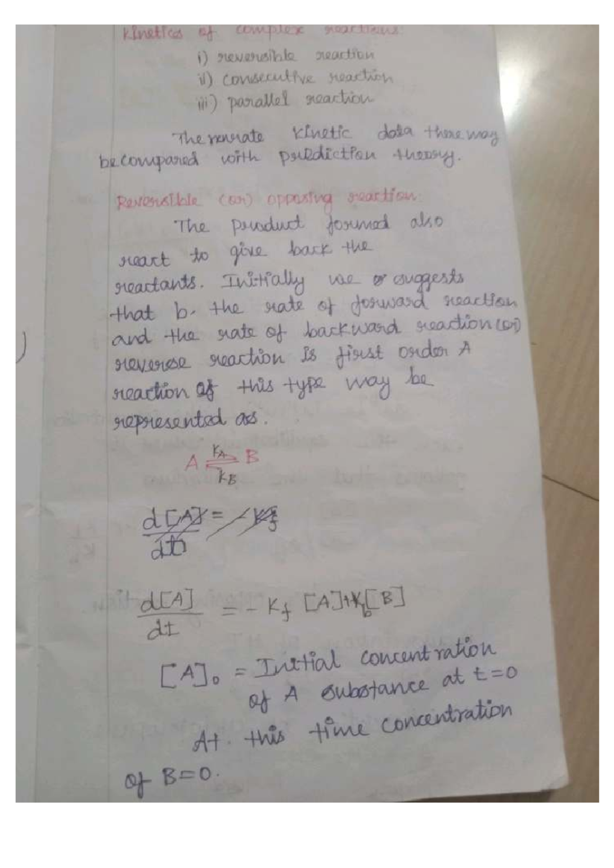 Kinetics of Complex Reactions: Reversible, Consecutive, and Parallel ...