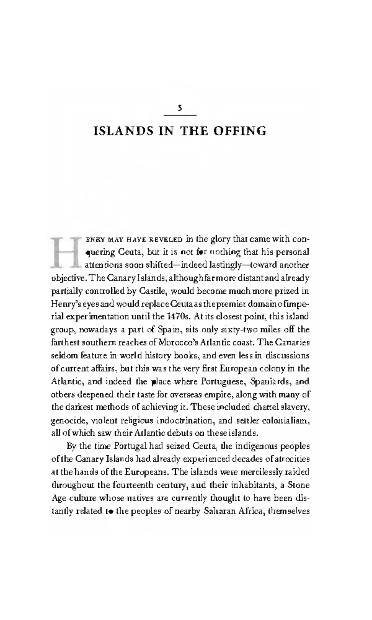 Islands in the Offing: The Canary Islands and European Colonization ...