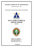 Data Structures and Application - BCS304 - VTU - Studocu