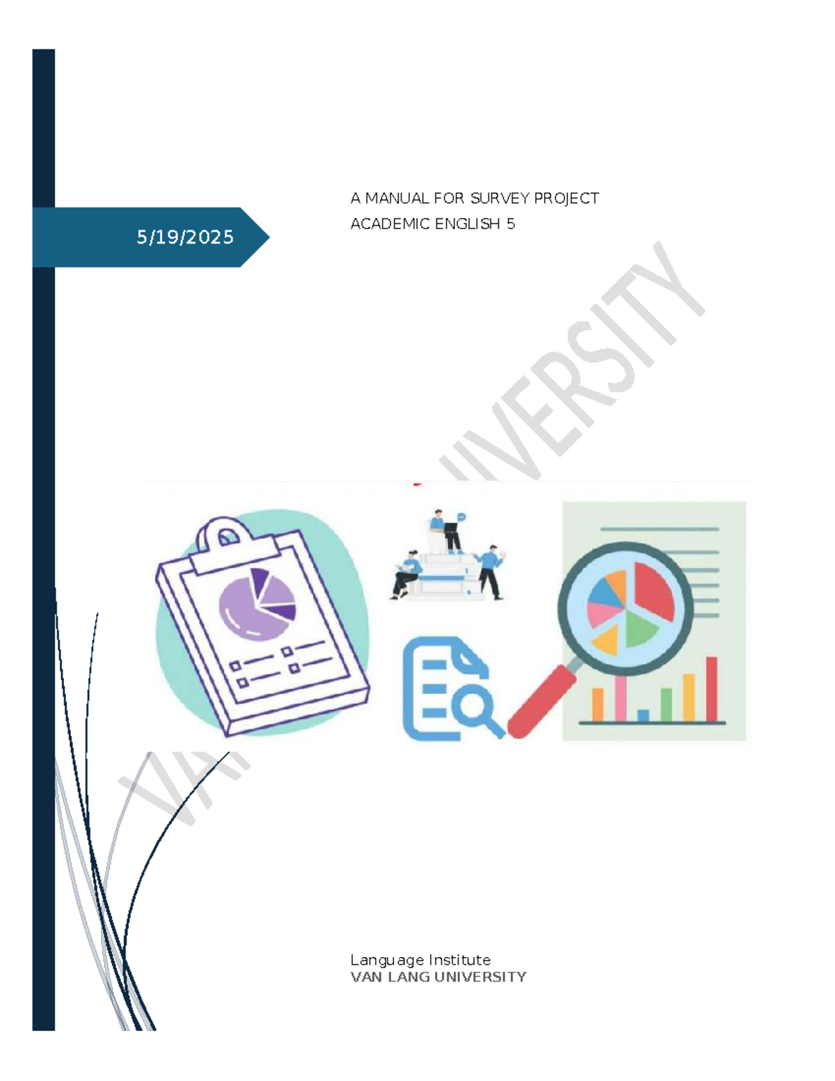 Manual for Survey Project - Academic English 5 at Van Lang University ...