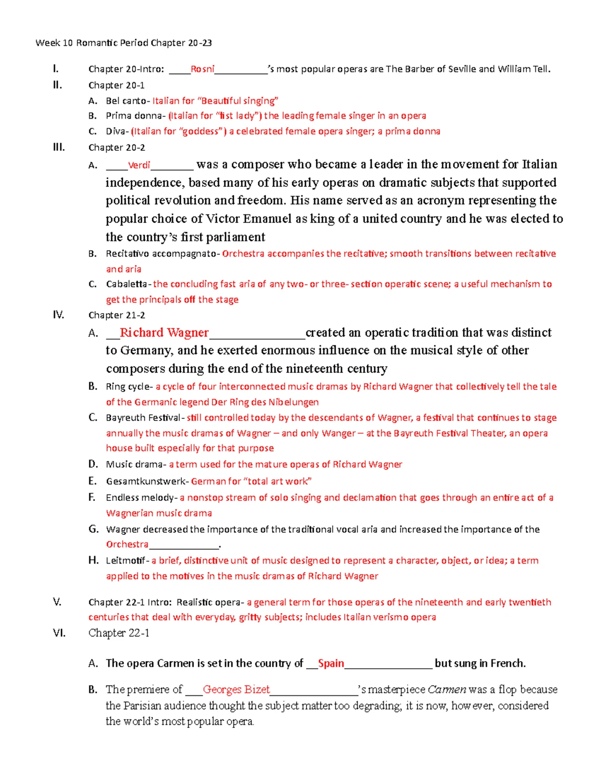 Music Appreciation study guide for midterms - Midterm study guide The ...