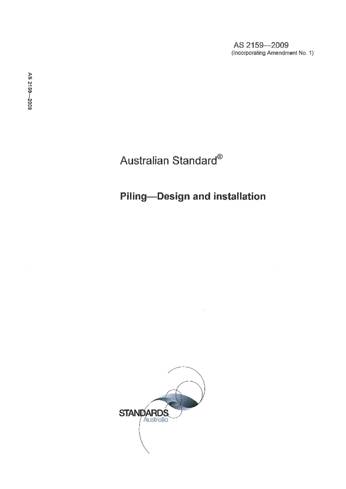 AS2159 Piling Design & Installation Study Guide - Studocu