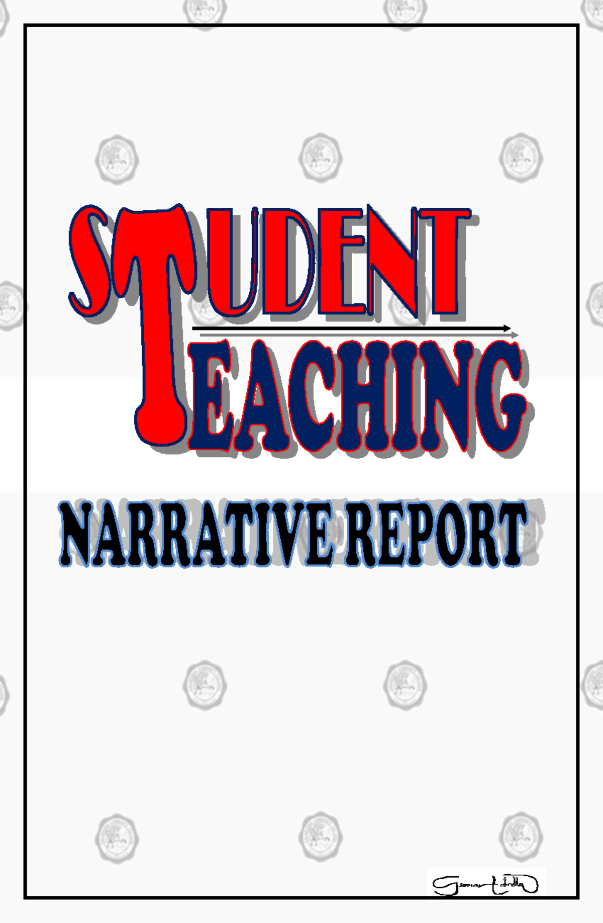 Student teaching narrative report and do - CCOOMMMMIISSSSIIOONN OONN ...