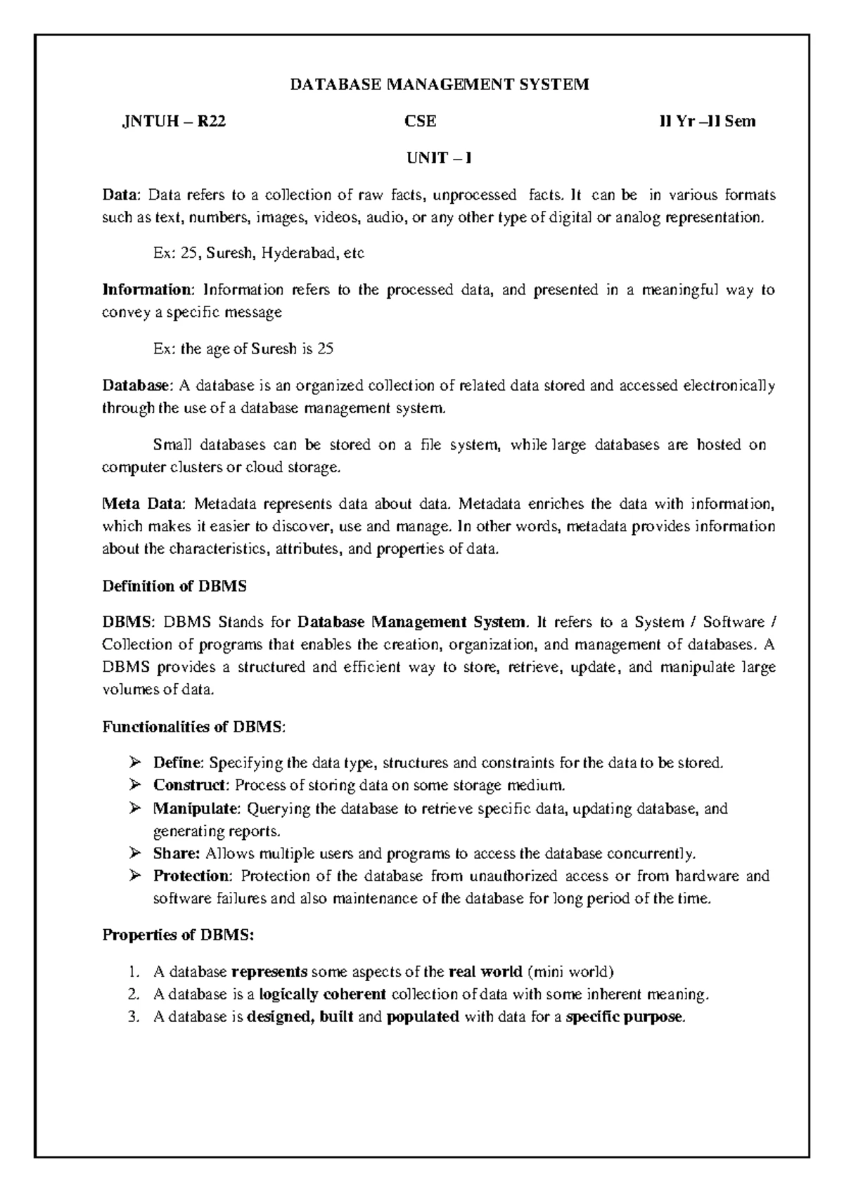 ML Unit-I: Chapter-II - Concept Learning Overview and Applications - Studocu