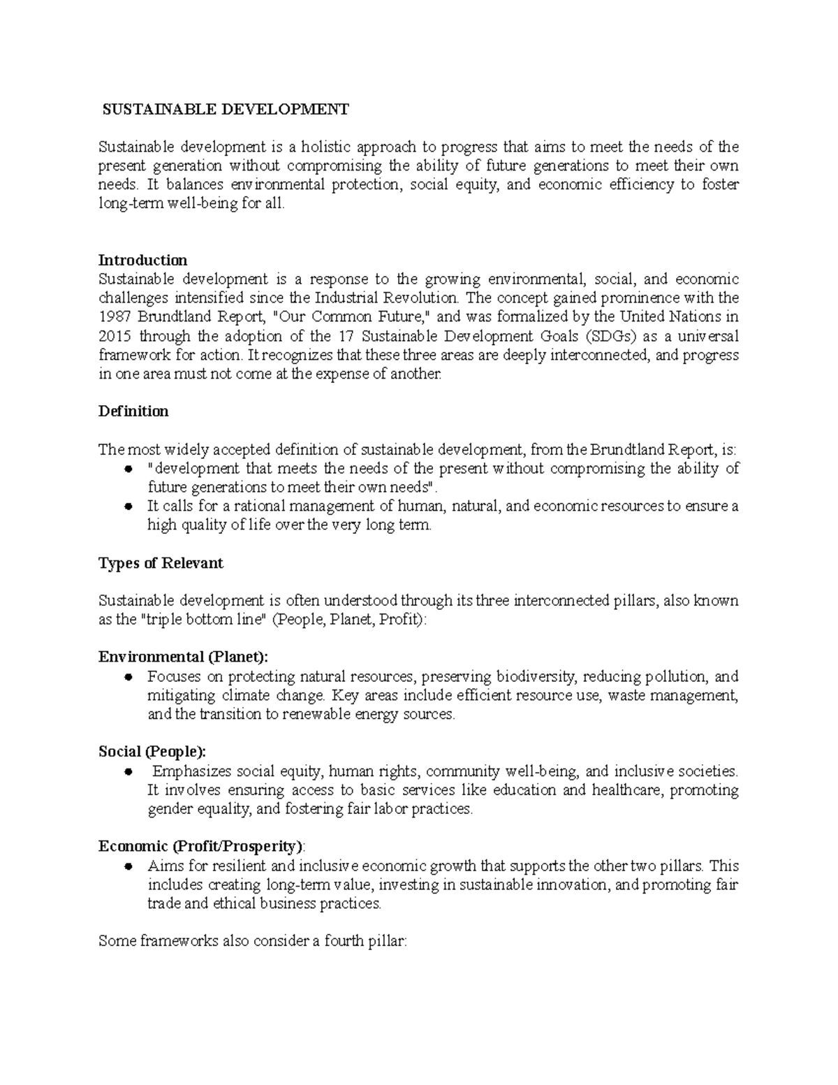 MGT 101: Climate Change Management Issues and Sustainable Solutions ...