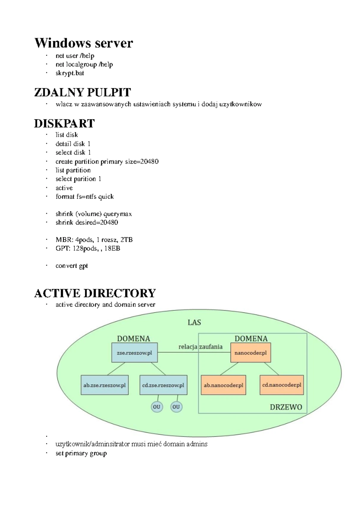 Techniki Informatyk: Egzamin z Linux Server Admin - Studocu