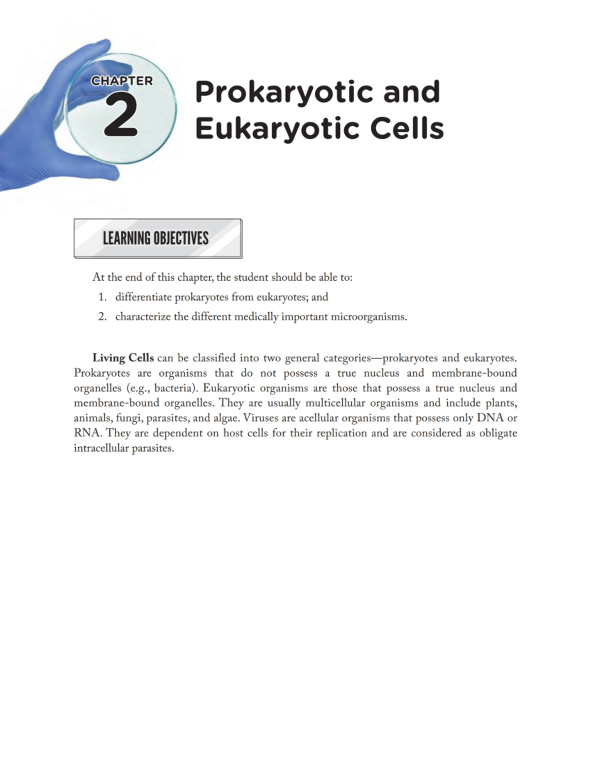 CHAPTER 2: Prokaryotic vs Eukaryotic Cells in Microbiology and ...