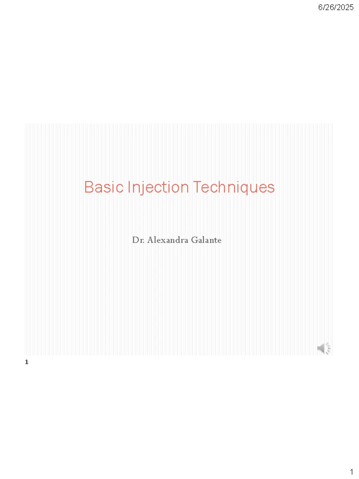 Maxillary and Mandibular Injections Techniques (DENT 101) - Studocu