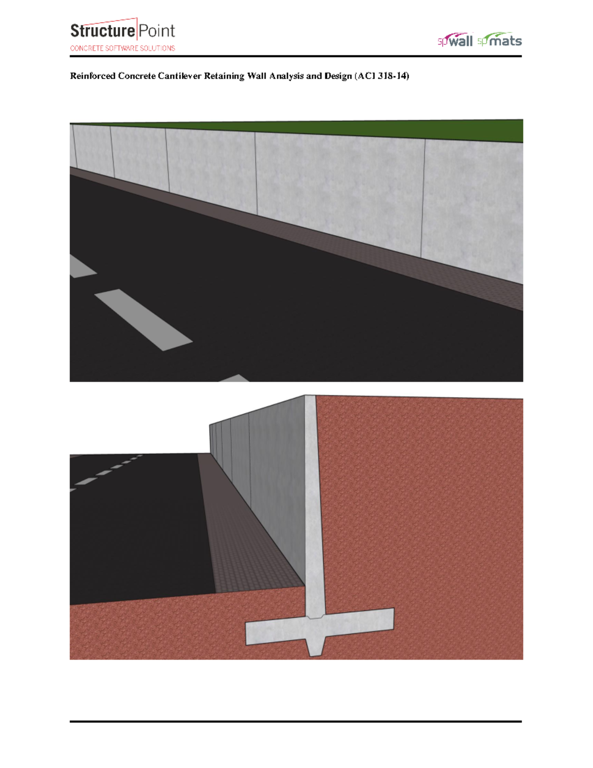Reinforced Concrete Cantilever Retaining Wall Design Analysis ACI 318 ...