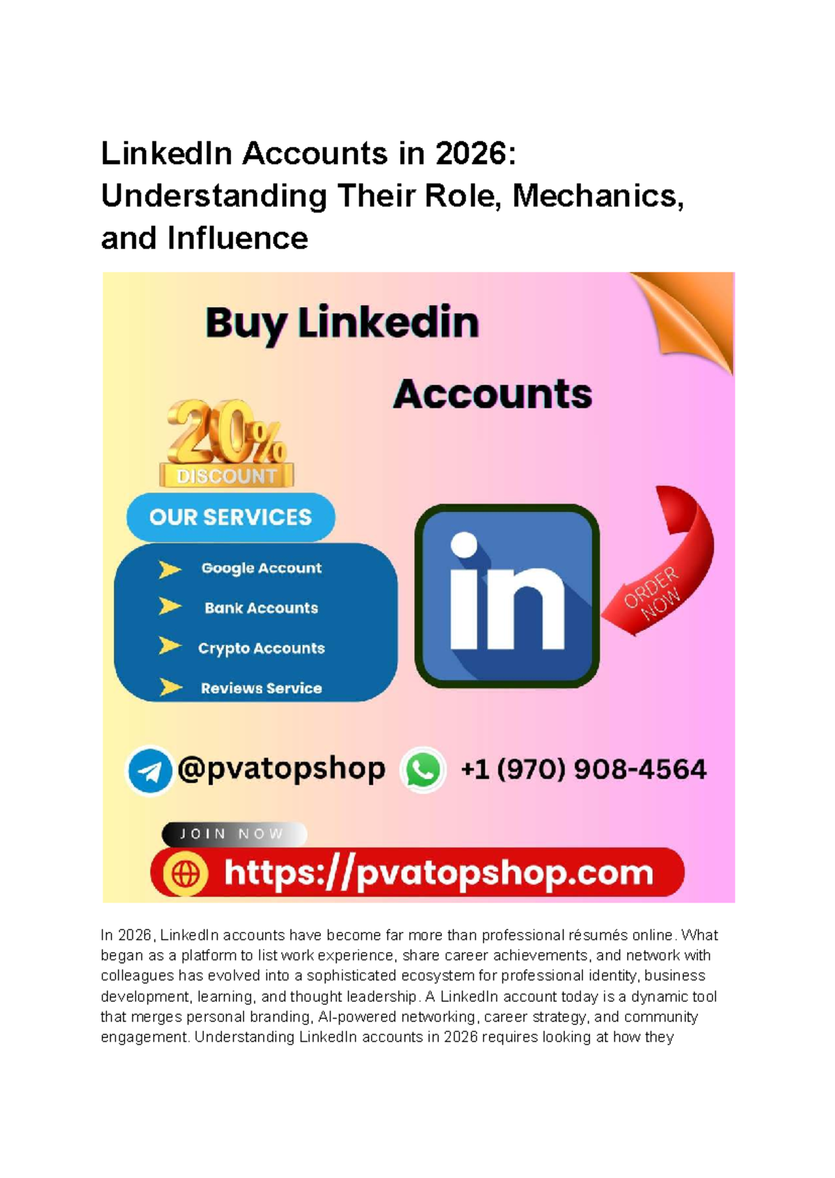 LinkedIn Accounts in 2026: Evolution, Dynamics, and Future Trends - Studocu