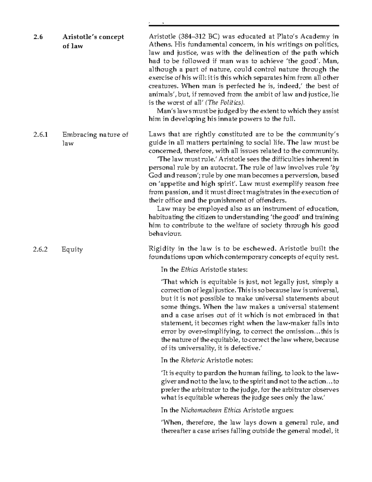 Aristotle and Cicero - Contain all the needful information. - Aristotle ...