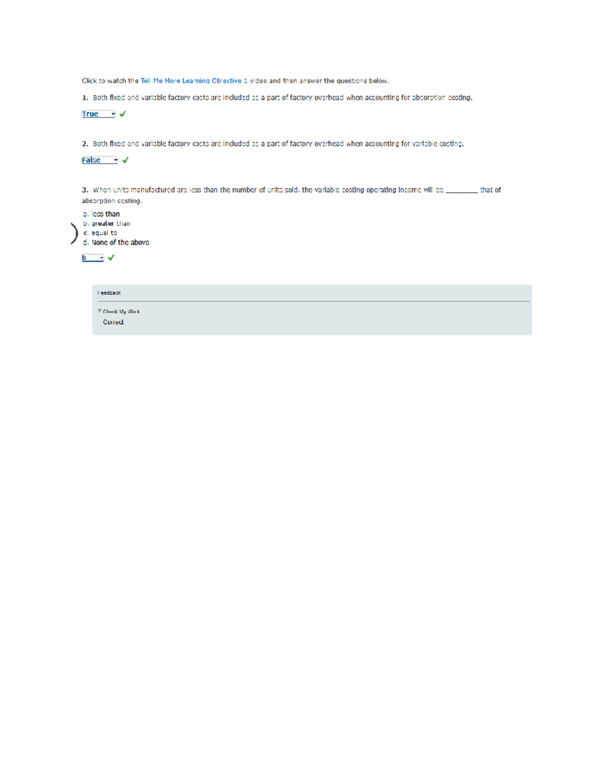 TMM - Problem Set 6: Absorption vs. Variable Costing Analysis - Studocu