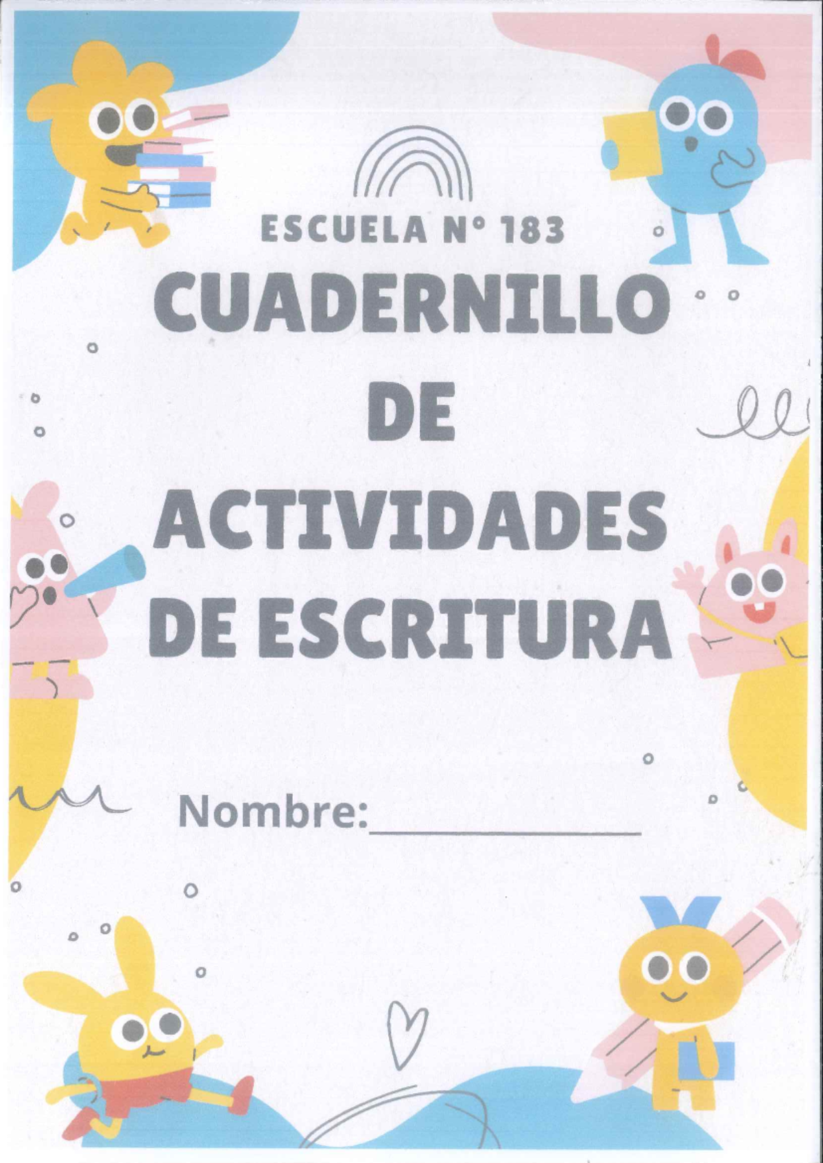 Cuadernillo de Actividades de Escritura para Niños - Studocu