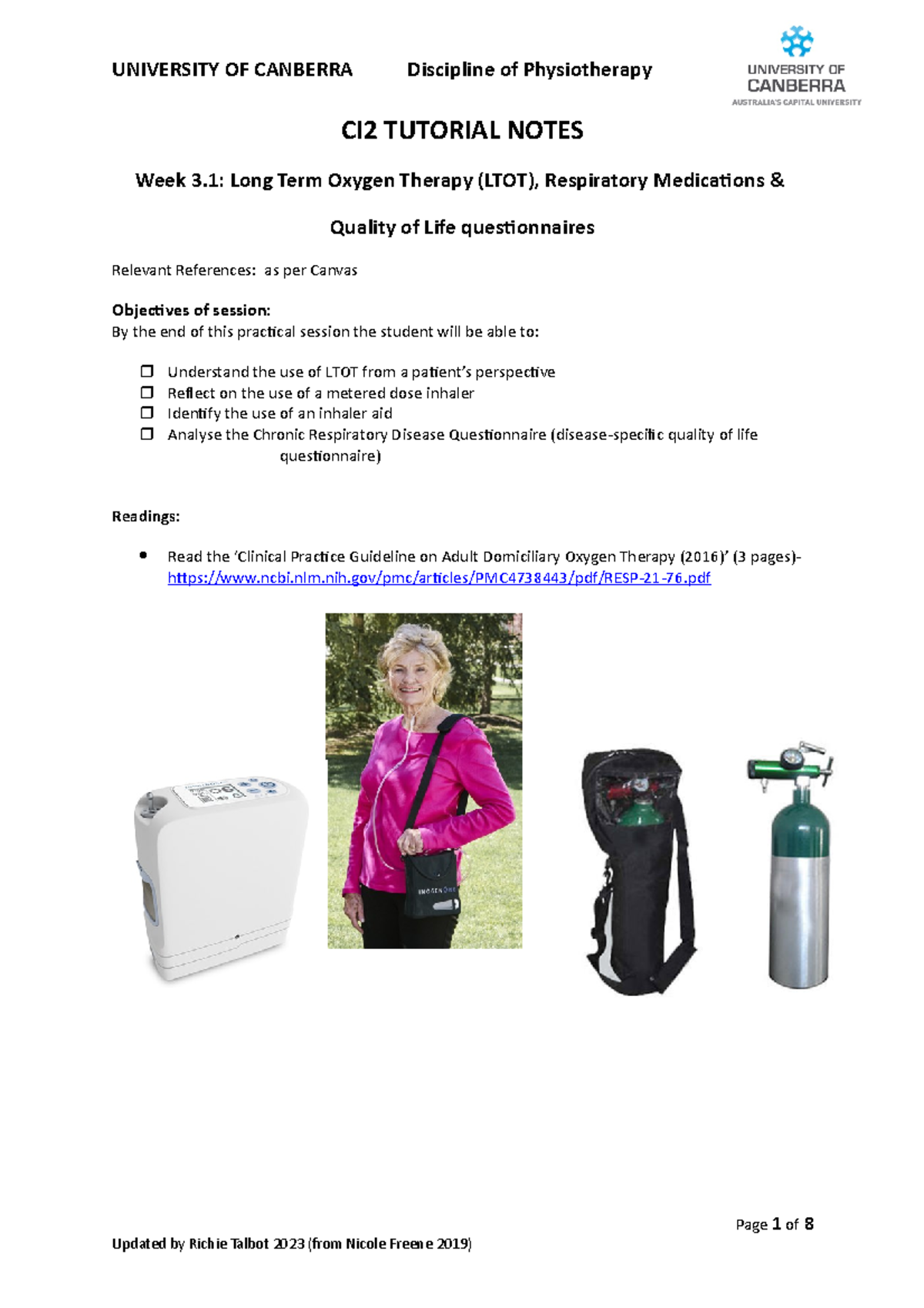 Physiotherapy Tutorial Notes: LTOT Respiratory Medications Quality of ...