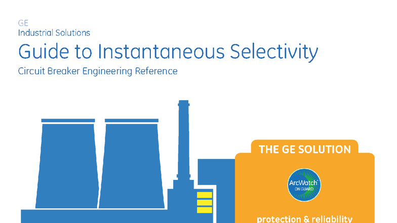 DET-760D Instantaneous Selectivity Guide for Circuit Breaker ...