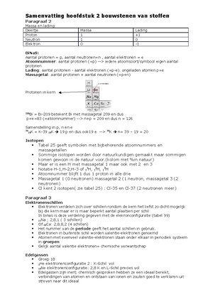 Scheikunde samenvatting karakteristieke groepen en isomerie ...