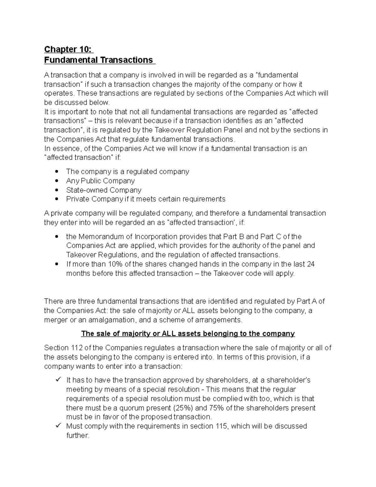 Chapter 9- Public Offerings and Prospectus - Chapter 9: Public ...